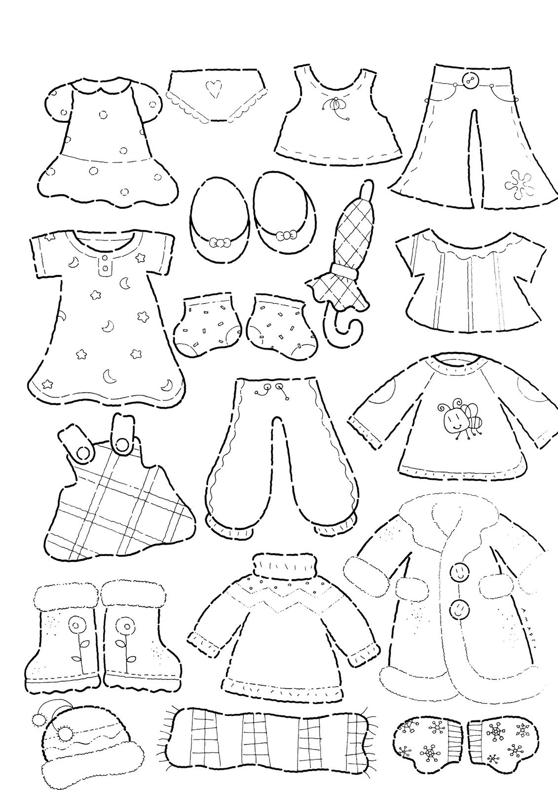 El armario de las estaciones: FICHA "ROPA"